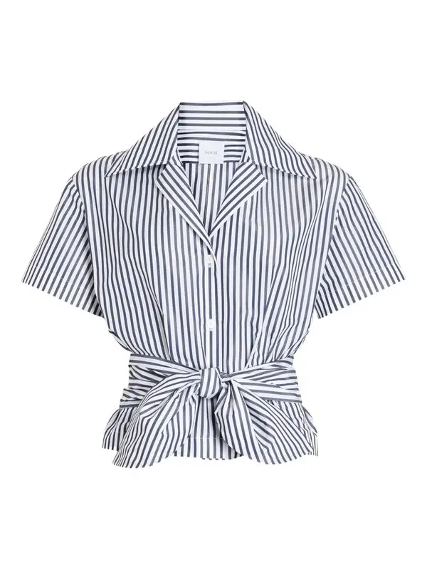 PATOU Knotted Faille Shirt - Multi