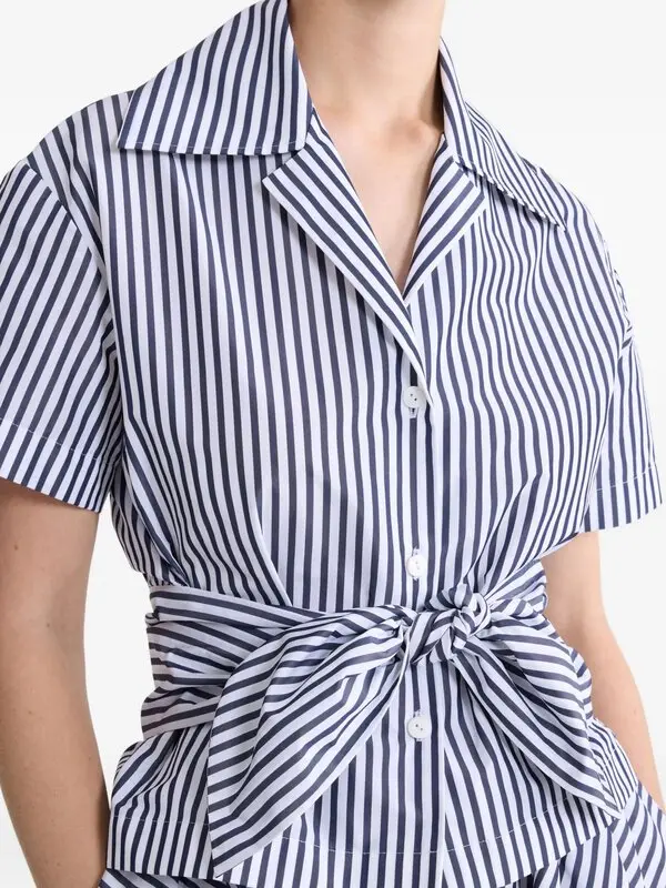PATOU Knotted Faille Shirt - Multi