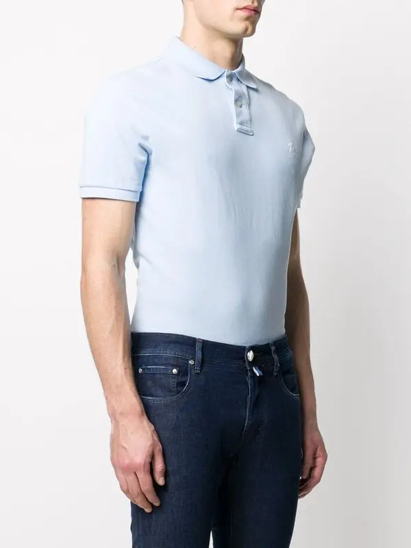 Polo Ralph Lauren Slim Fit Mesh Polo - Blue