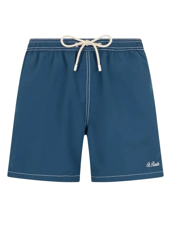 MC2 SAINT BARTH Hartford Boxer Swim Shorts - Blue