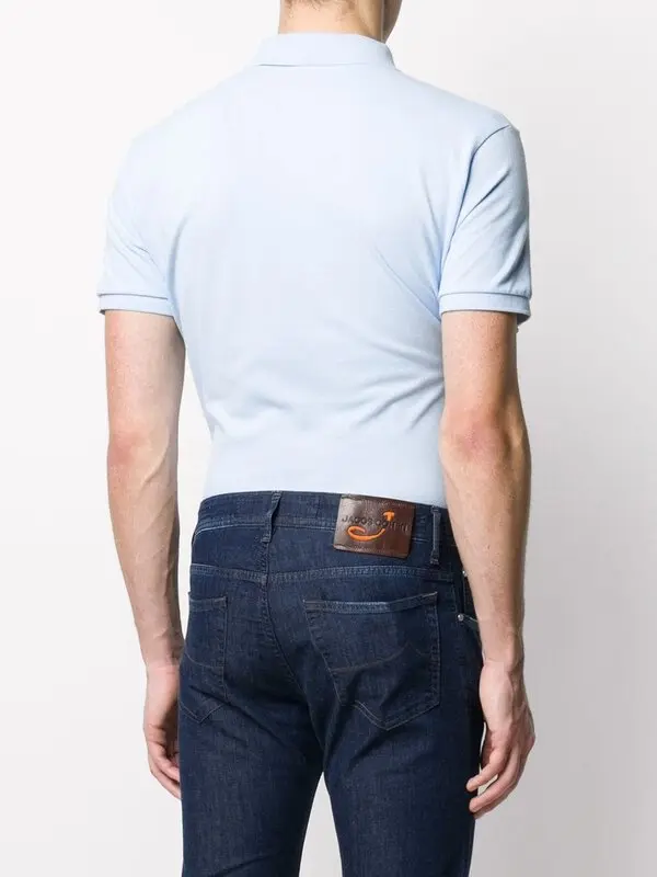 Polo Ralph Lauren Slim Fit Mesh Polo - Sky Blue