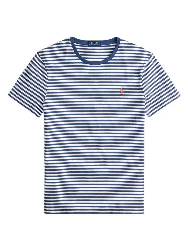 Polo Ralph Lauren Striped Cotton T-shirt - Blue