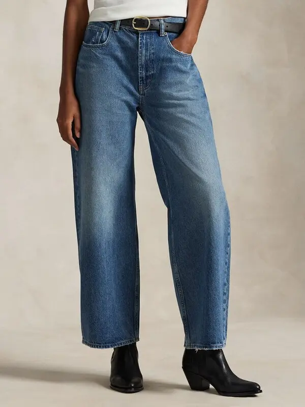 Polo Ralph Lauren Relaxed Wide-leg Jeans - Blue