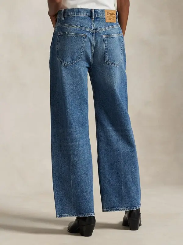 Polo Ralph Lauren Relaxed Wide-leg Jeans - Blue