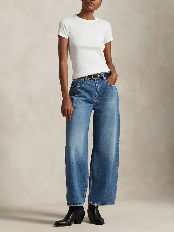 Polo Ralph Lauren Relaxed Wide-leg Jeans - Blue