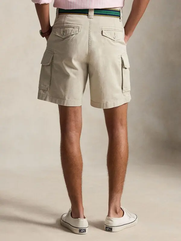 Polo Ralph Lauren Twill Cargo Bermuda Shorts - Beige
