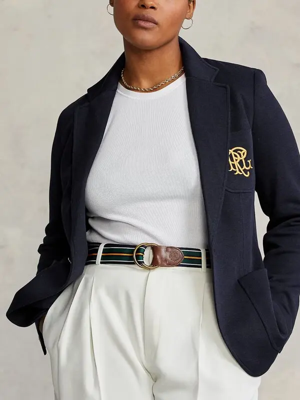 Polo Ralph Lauren Monogram Blazer - Blue