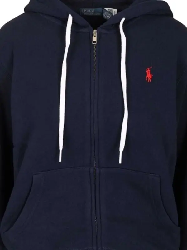 Polo Ralph Lauren Fleece Zip-up Sweatshirt - Blue