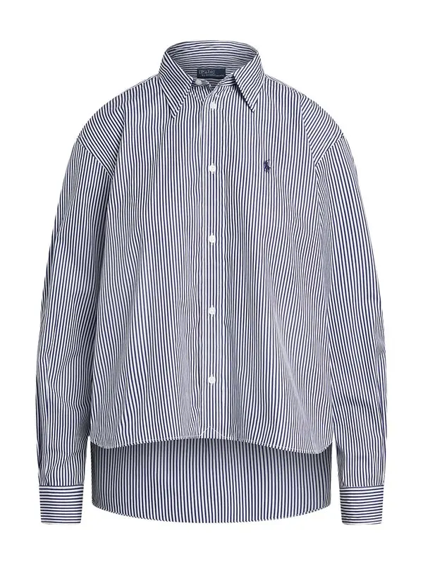 Polo Ralph Lauren Boxy Striped Shirt - Brown