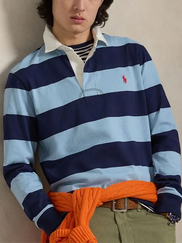 Polo Ralph Lauren The Iconic Rugby Polo Shirt - Sky Blue