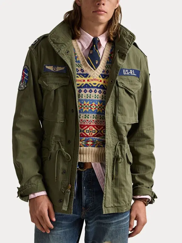 Polo Ralph Lauren Jacket With Logo - Green