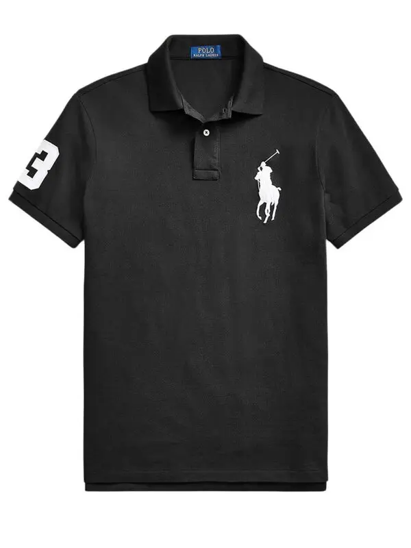 Polo Ralph Lauren Big Pony Mesh Polo - Black