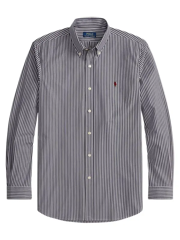 Polo Ralph Lauren Striped Logo Shirt - Blue