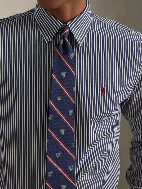 Polo Ralph Lauren Striped Logo Shirt - Blue