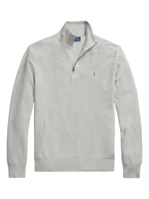 Polo Ralph Lauren Half Zip Sweater - Grey