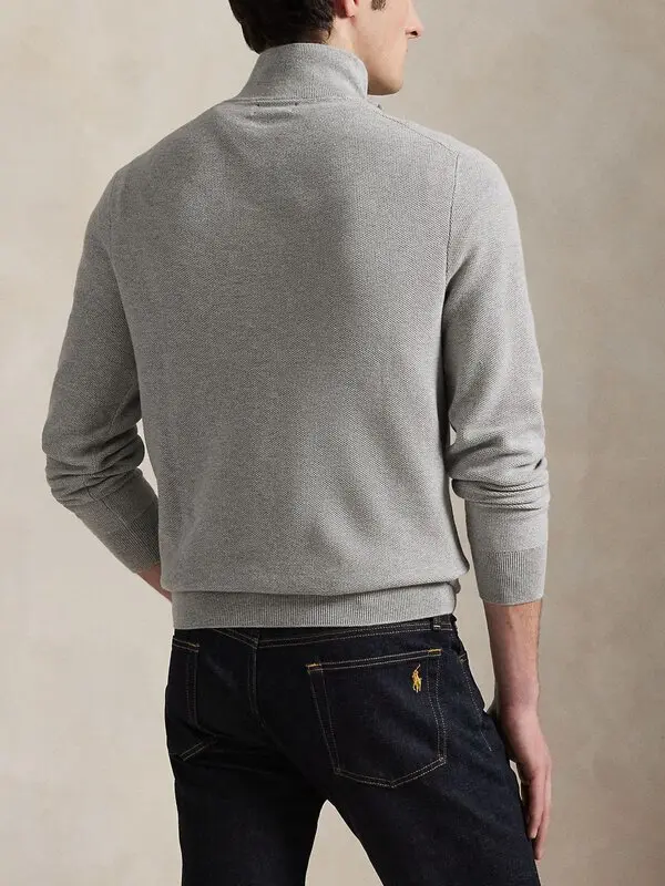 Polo Ralph Lauren Half Zip Sweater - Grey