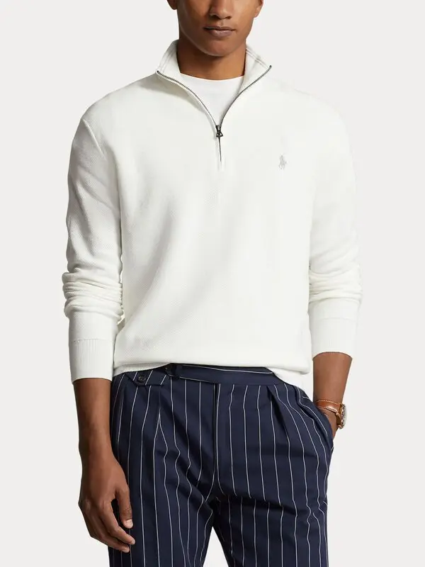 Polo Ralph Lauren Half-zip Sweater - White