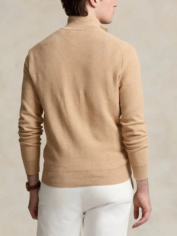 Polo Ralph Lauren Half-zip Sweater - Brown