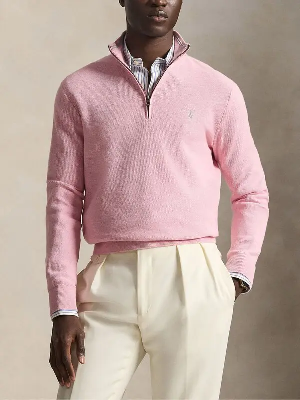 Polo Ralph Lauren Half Zip Sweater - Pink