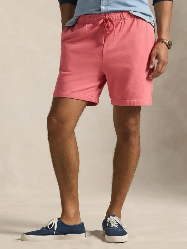 Polo Ralph Lauren Bermuda Loopback Fleece Shorts - Red