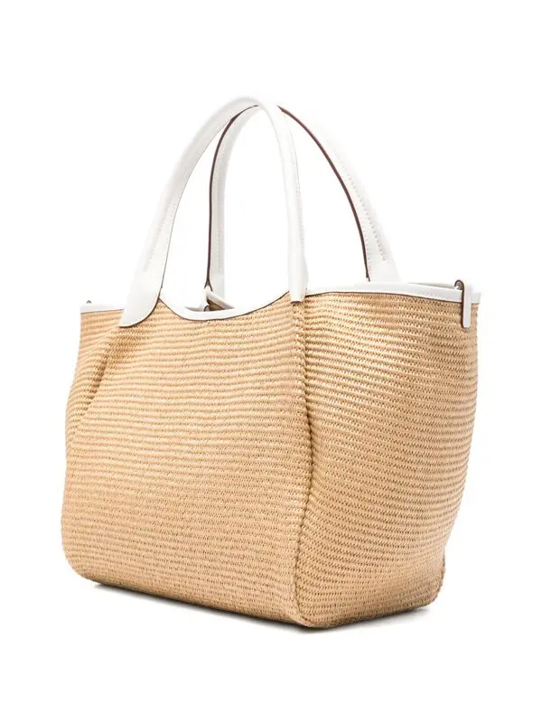 Emporio Armani Straw Tote Bag