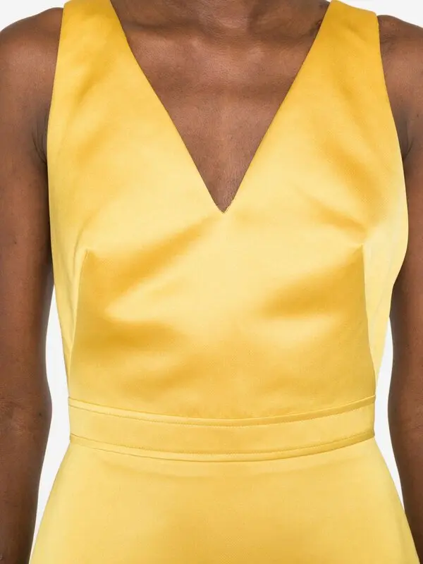 Elisabetta Franchi Midi Dress - Yellow