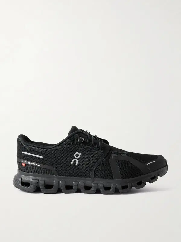 On Cloud 6 Rubber-trimmed Mesh Sneakers