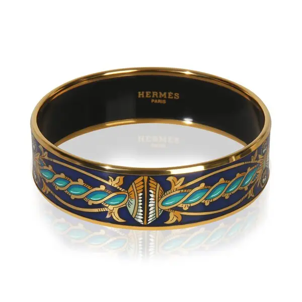 Hermès Gold-plated Wide Enamel - Gold_plated