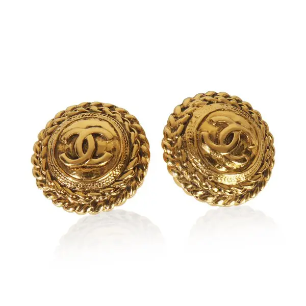 Chanel Vintage Gold-plated Button - Gold_plated