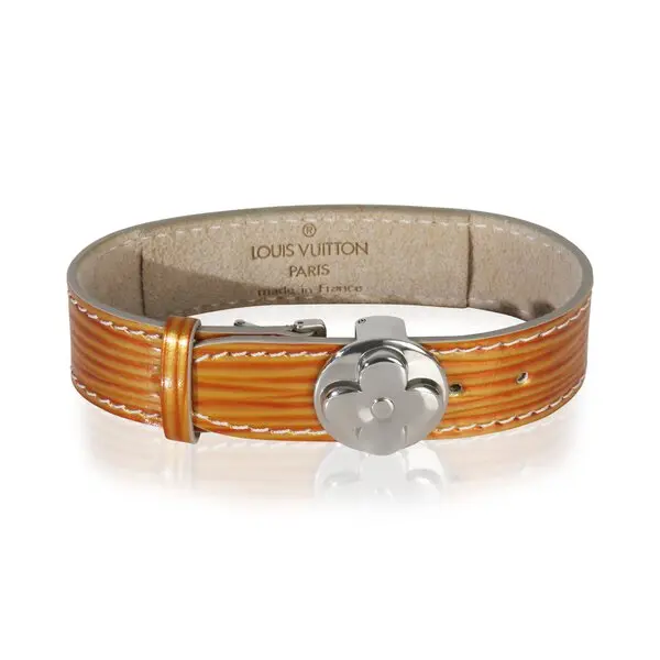 LOUIS VUITTON Leather Epi Wish Bracelet - Palladium_plated