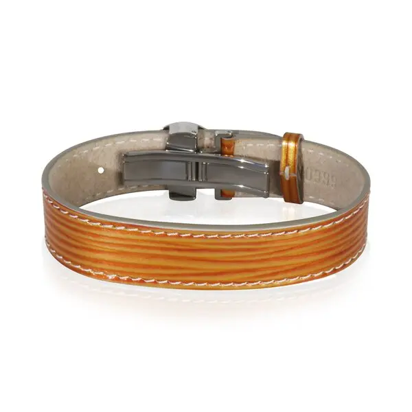 LOUIS VUITTON Leather Epi Wish Bracelet