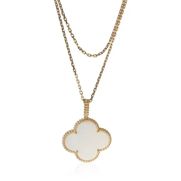 Van Cleef & Arpels Yellow Gold Mother Of Pearl Necklace - Yellow_gold