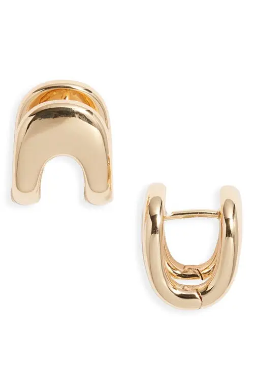 Nordstrom Crescent Huggie Earrings - Gold