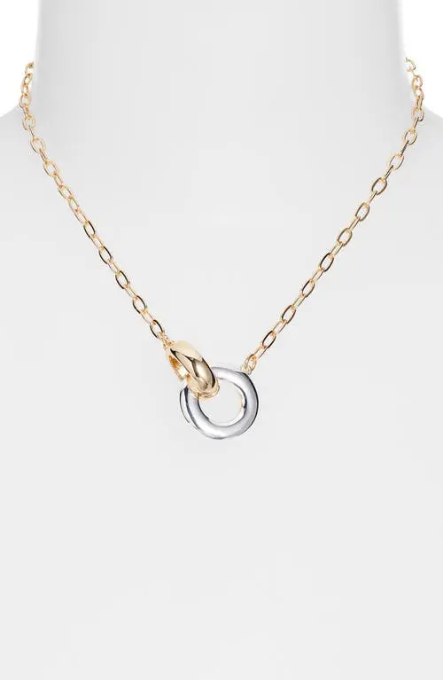 Nordstrom Polished Link Circle Necklace