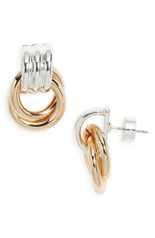 Nordstrom Frontal Doorknocker Earrings - Goldilver