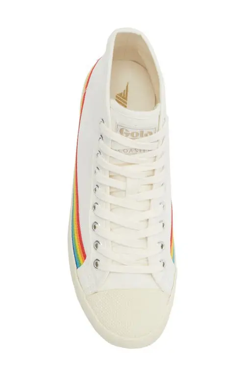 Gola Coaster Rainbow Drop High Top Sneaker