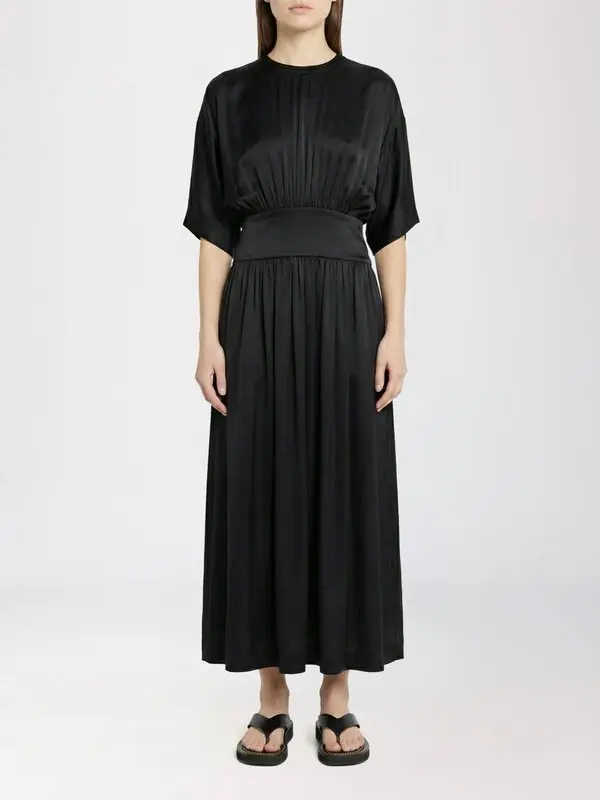 TOTEME Viscose Midi Dress - Black