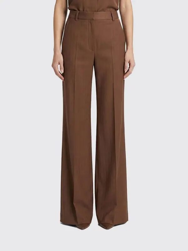 Stella McCartney Wool Flared Trousers - Brown