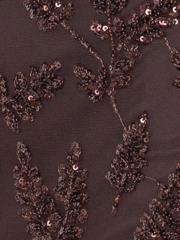 ANIYE BY Sequin Embellished Mini Dress - Brown