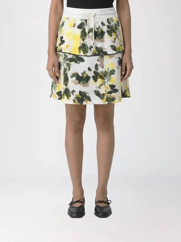 Liu Jo Printed A-line Mini Skirt - Green