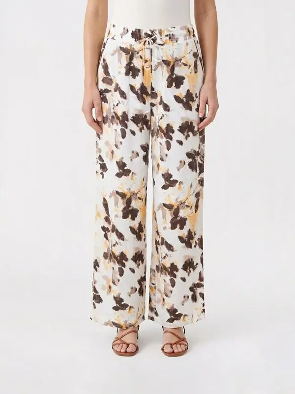 Liu Jo Printed Polyester Pants - Multicolor