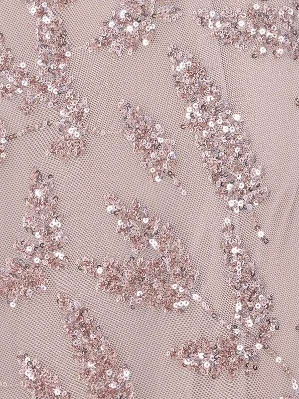 ANIYE BY All-over Sequin Tulle Maxi Dress - Pink