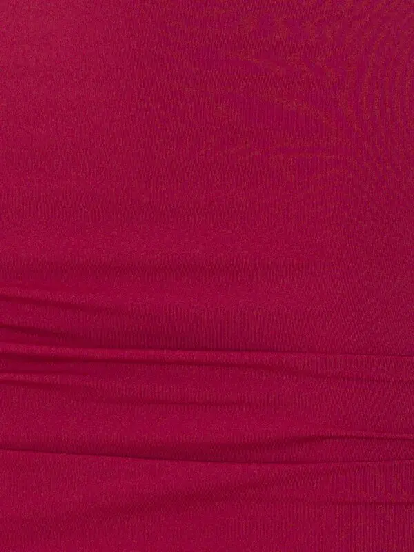 ANIYE BY Stretch Polyamide Draped Mini Dress