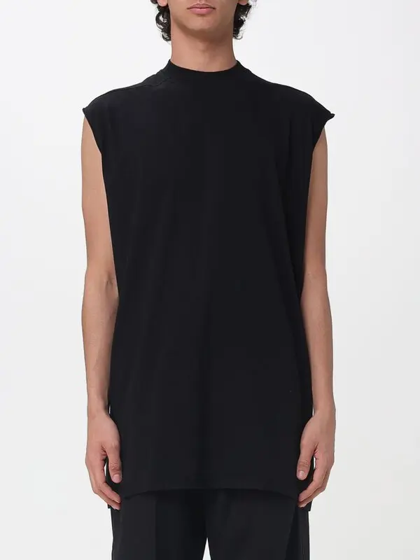 Rick Owens Cotton Tank Top - Black