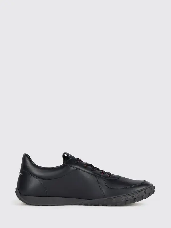 Givenchy Leather Lace-up Sneakers - Black