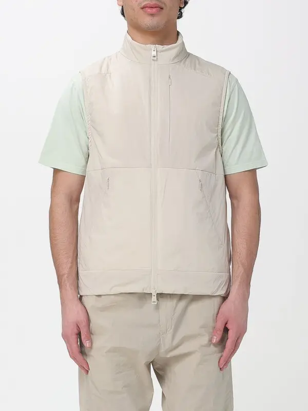 DUNO Arlo Mirto Technical Fabric Vest - Beige
