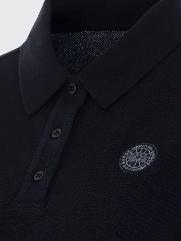 Canada Goose Cotton Polo Shirt - Black