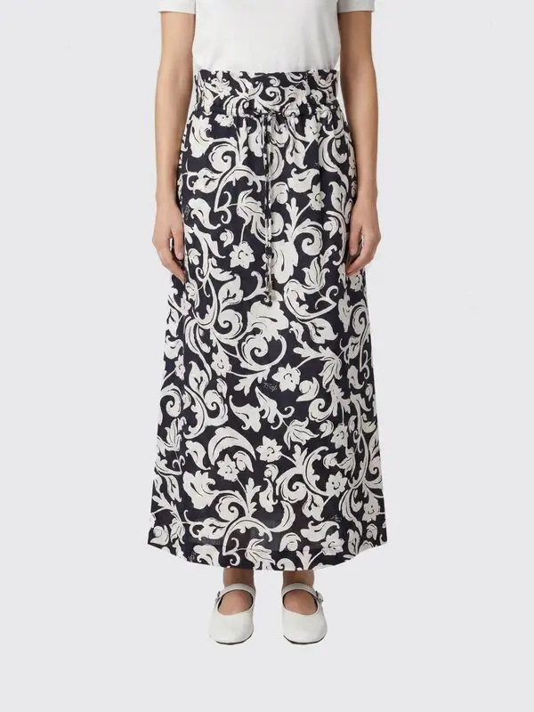Liu Jo Printed Maxi Skirt - Black