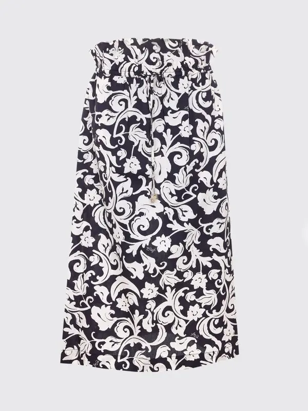 Liu Jo Printed Maxi Skirt - Black