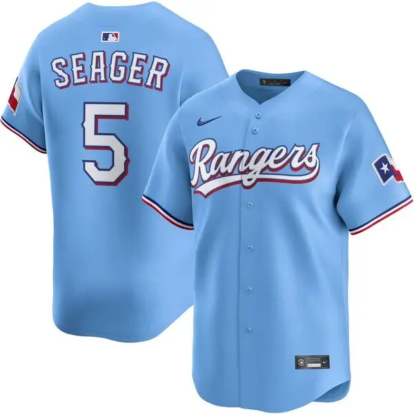 Nike Corey Seager Texas Rangers Alternate Limited Player Jersey - Light Blue